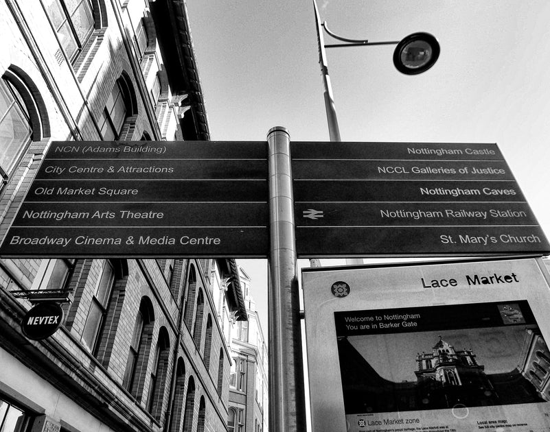 Nottingham Street Signs – Local-Picture.com